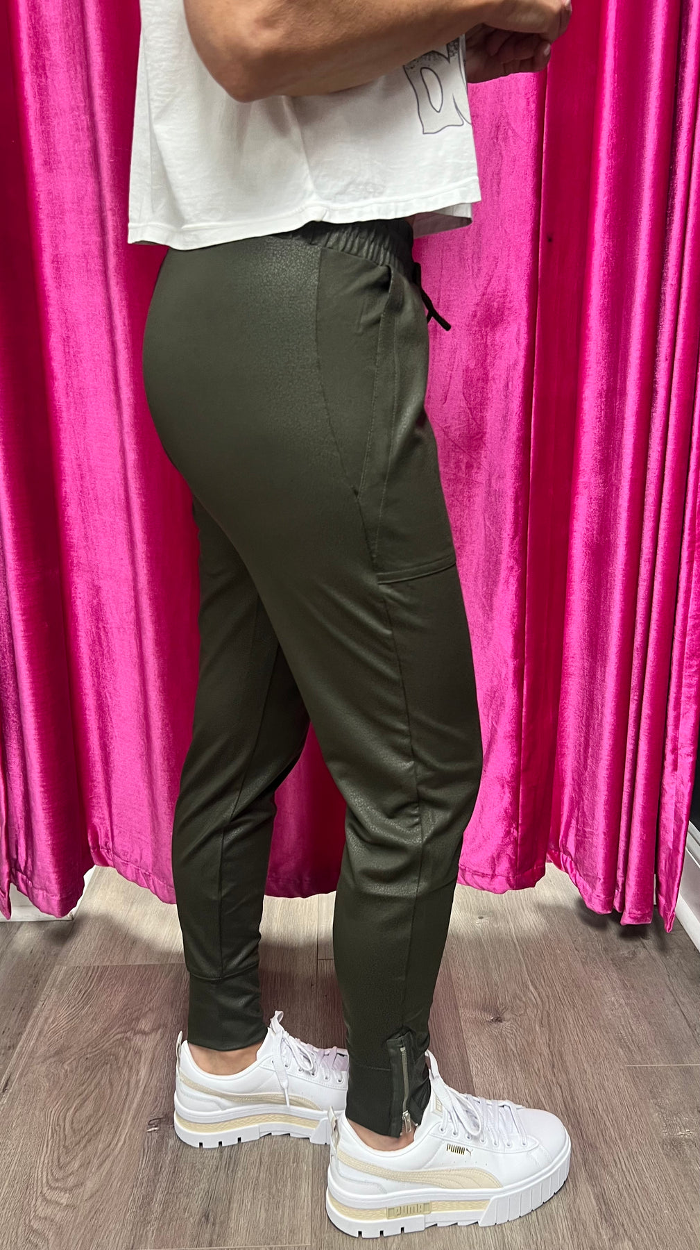 Six Fifty Coated Zip Joggers – HTB Boutique