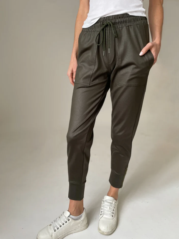 Six Fifty Coated Zip Joggers – HTB Boutique