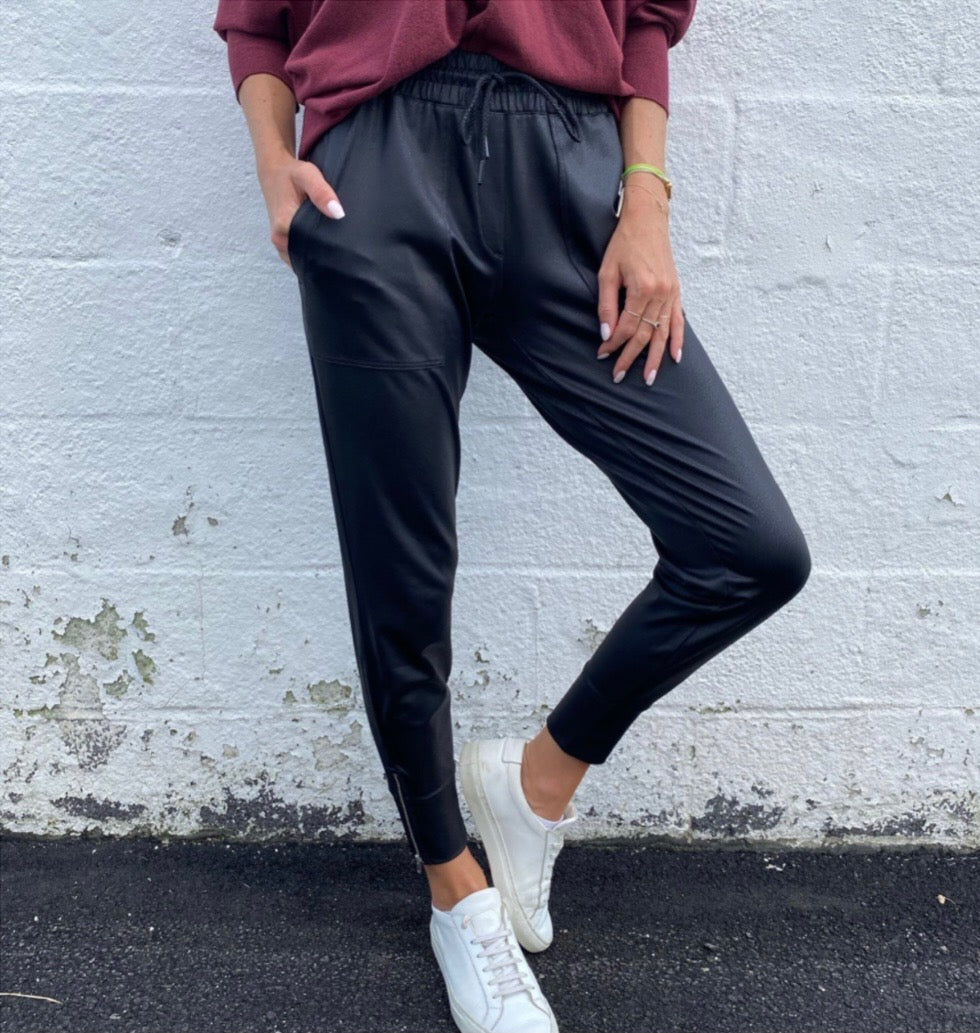Six Fifty Coated Zip Joggers – HTB Boutique